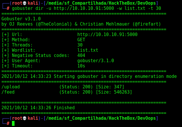 HackTheBox - DevOops | 0x4rt3mis